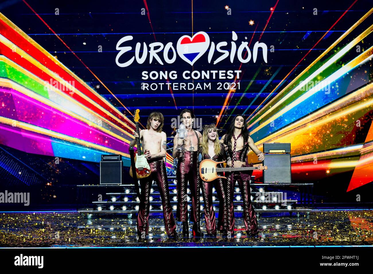 Maneskin eurovision stage hi-res stock photography and images - Alamy