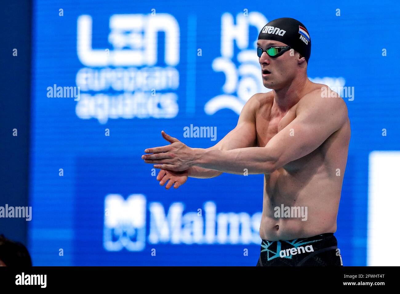 BUDAPEST, HUNGARY - MAY 22: Thom de Boer of the Netherlands competing ...