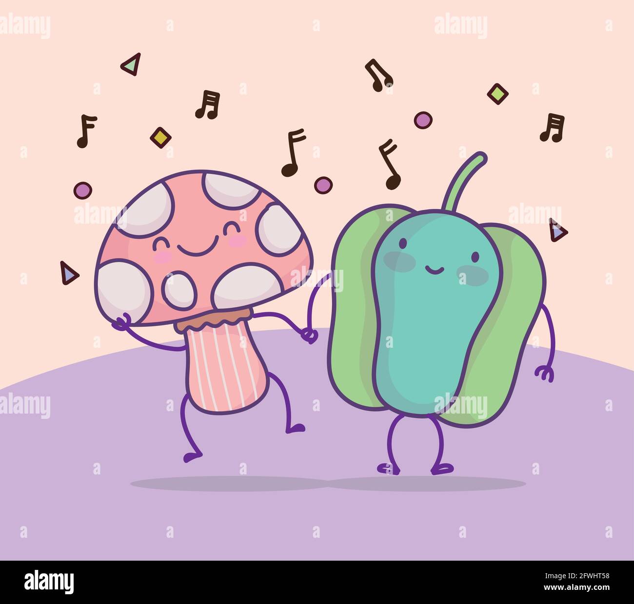 cute fungus pepper Stock Vector Image & Art - Alamy