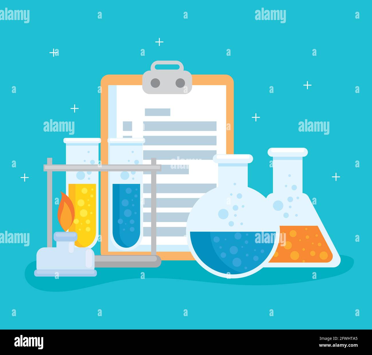 Laboratory equipment symbol set Stock Vector Image & Art - Alamy