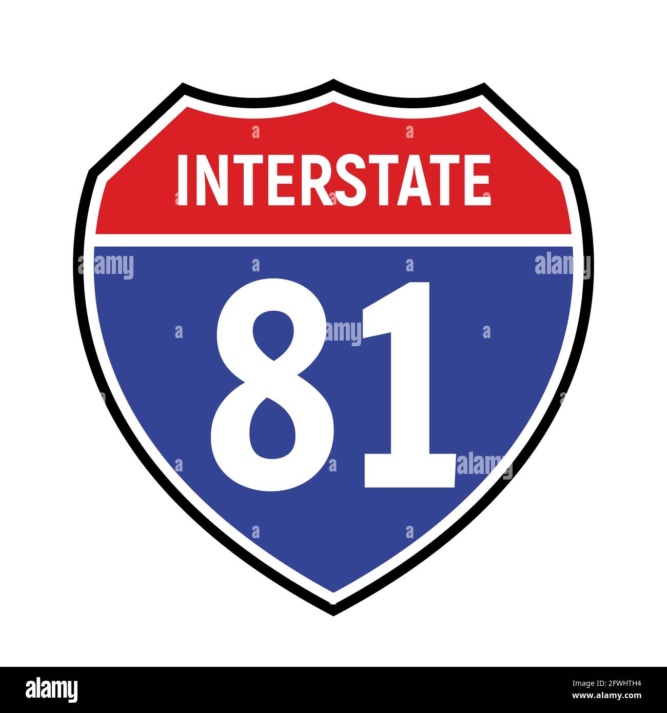 Highway 81 Stock Vector Images - Alamy
