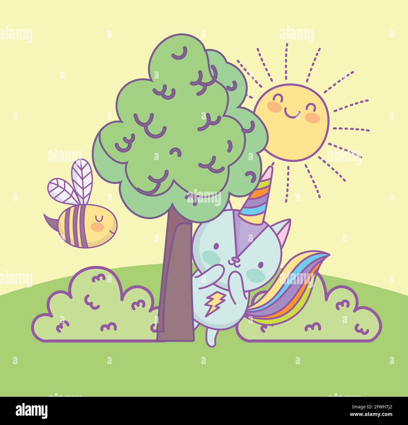 Bee friend Stock Vector Images - Alamy