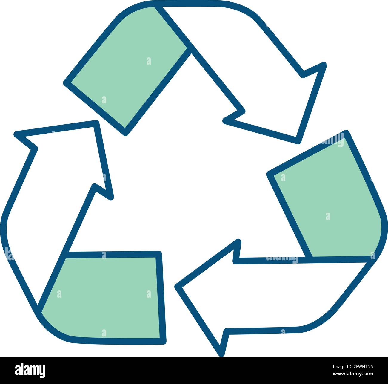 recycle symbol icon Stock Vector Image & Art - Alamy