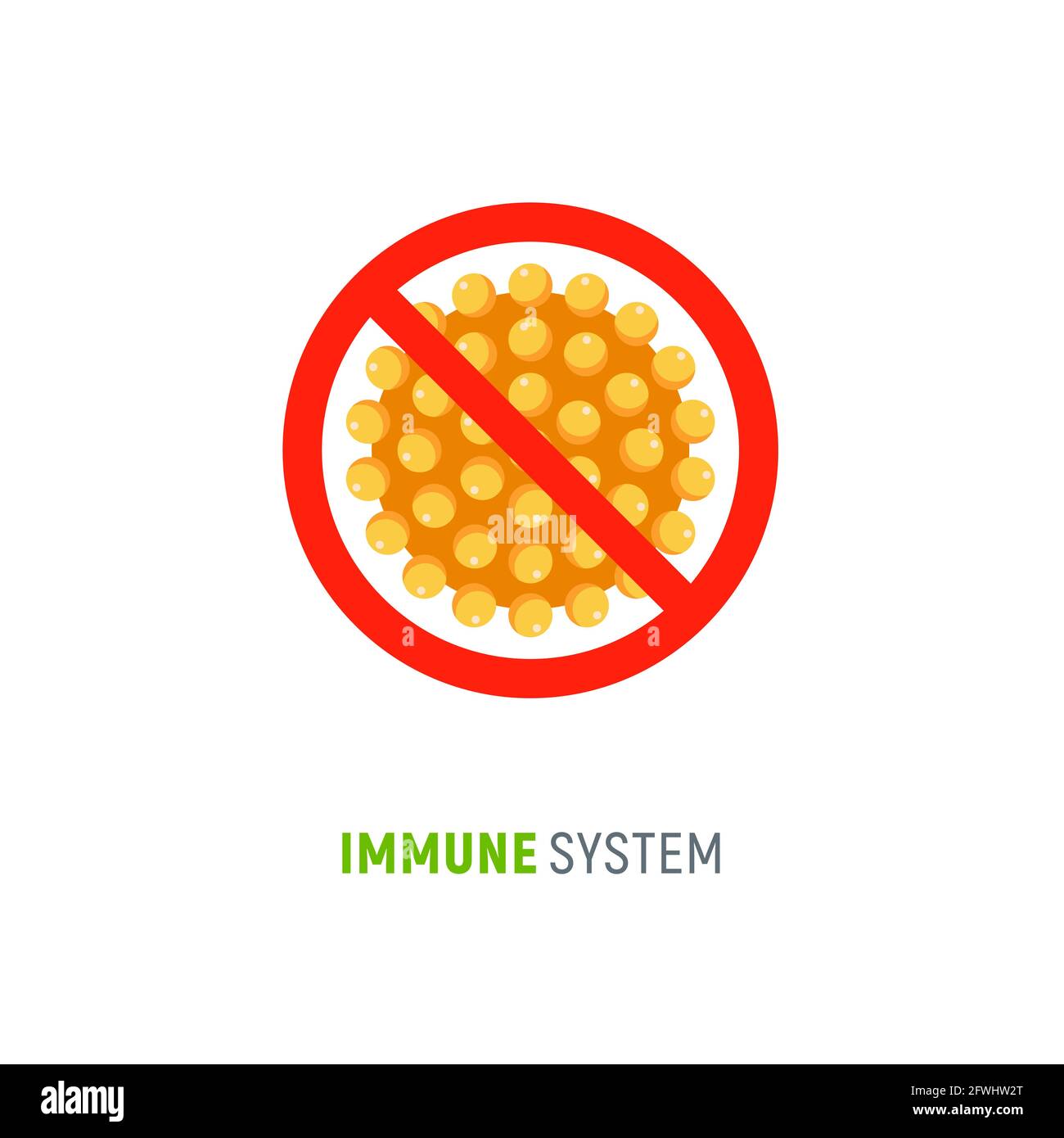 Immune bacteria system sign. Antibacterial virus sign. Immune ...