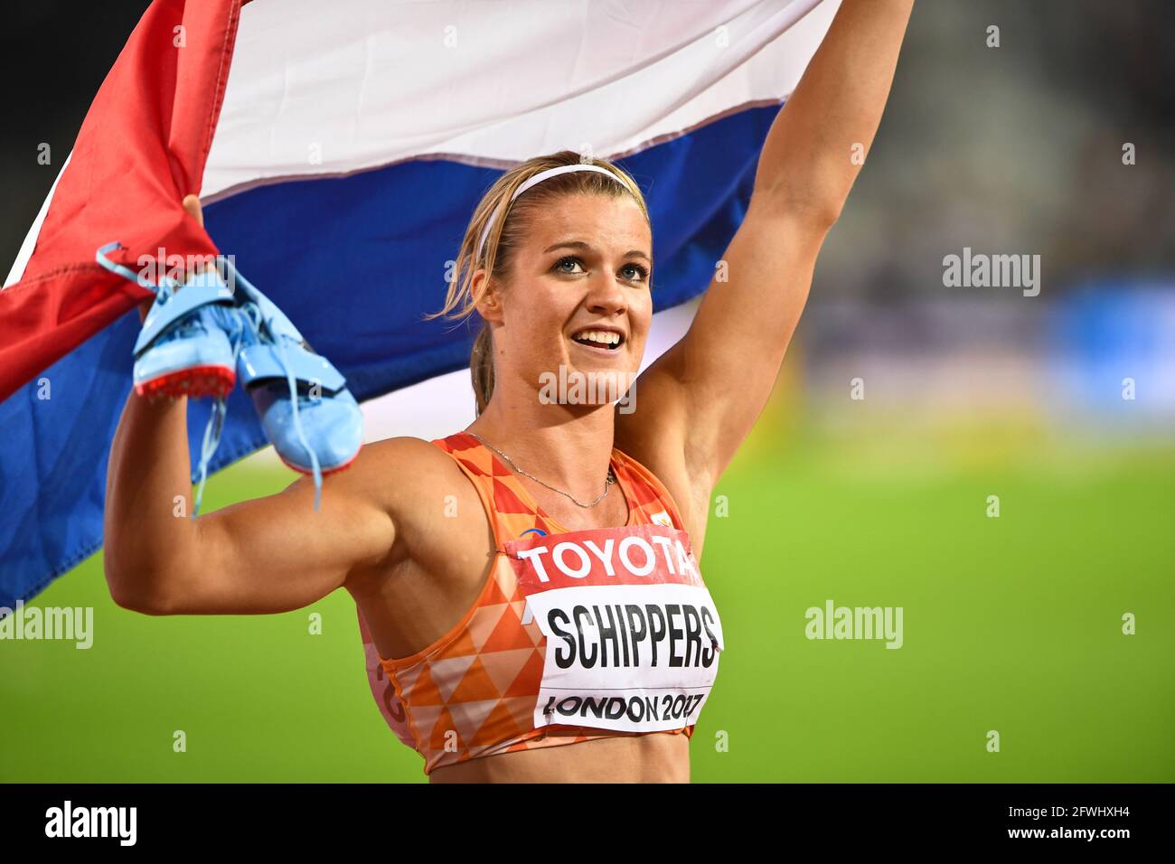 Dafne Schippers (Netherlands). 200 metres Gold Medal. IAAF World ...