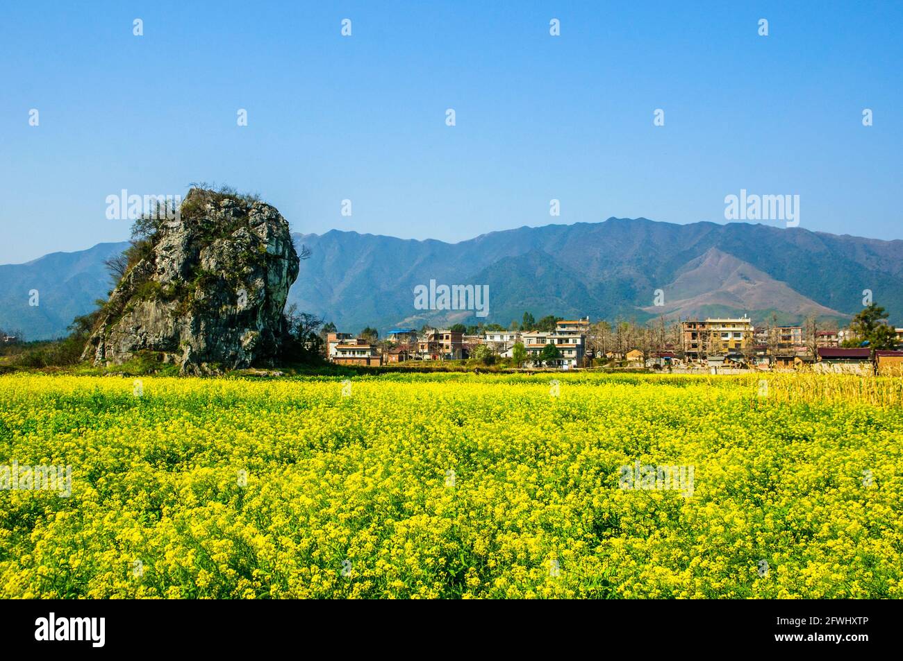Countryside scenery in spring Stock Photo - Alamy