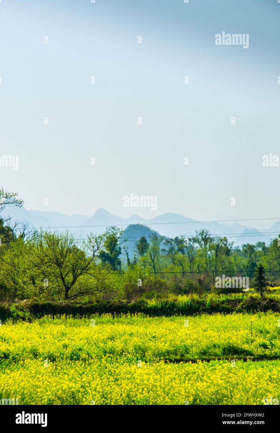 Countryside scenery in spring Stock Photo - Alamy