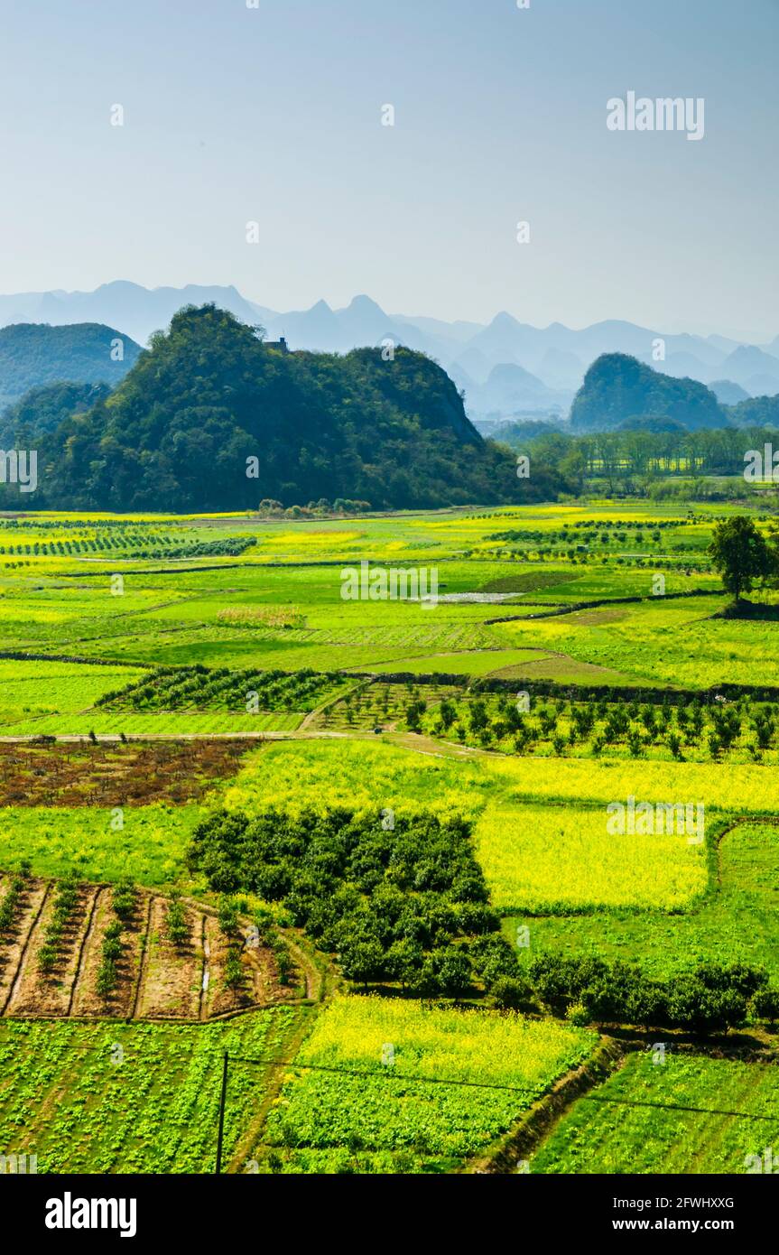 Spring scenery, Guilin, China Stock Photo - Alamy