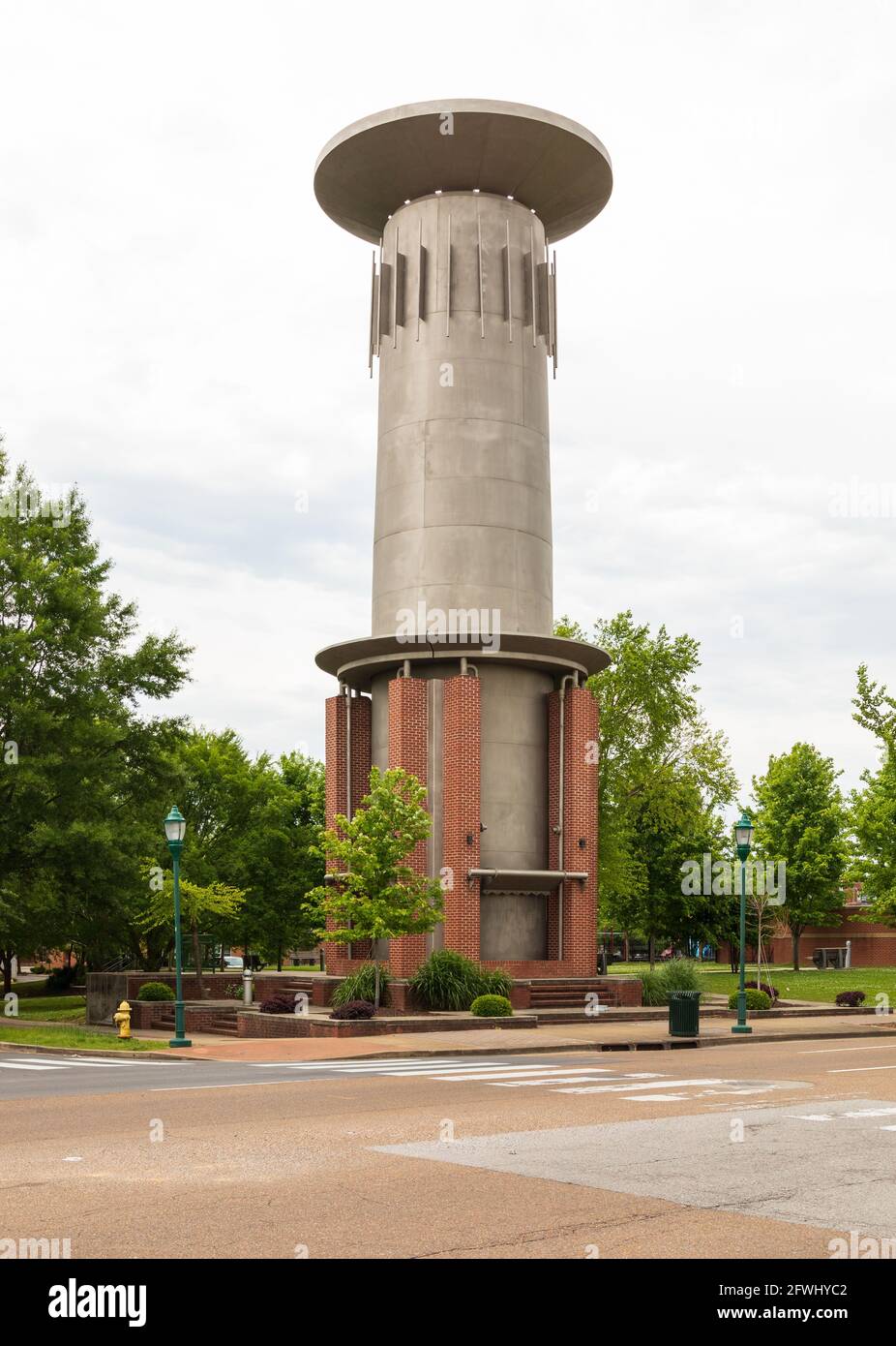 CHATTANOOGA, TN, USA-9 MAY 2021: Water Tower Park, near Battle Academy ...
