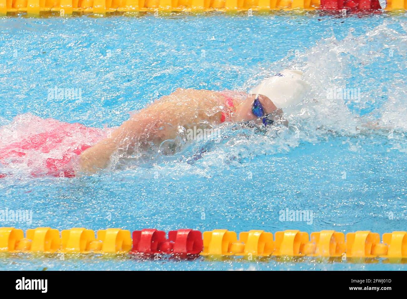 Marie Wattel of France Final 100 m Freestyle during the 2021 LEN ...