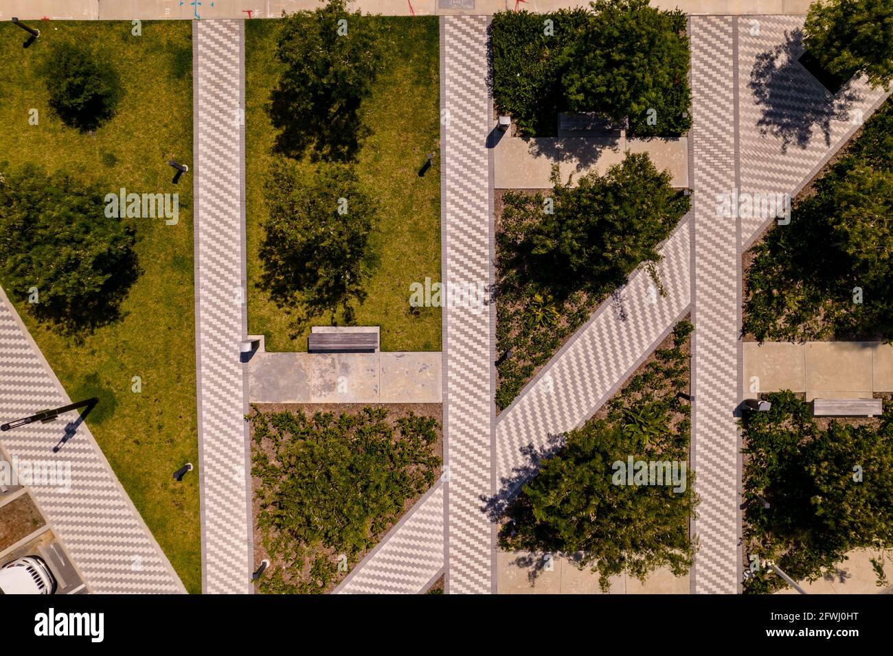 Aerial shot pathway in hi-res stock photography and images - Alamy