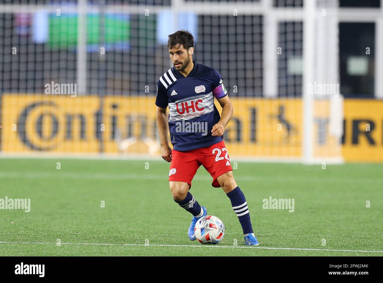 Gillette Stadium. 22nd May, 2021. MA, USA; New England Revolution ...