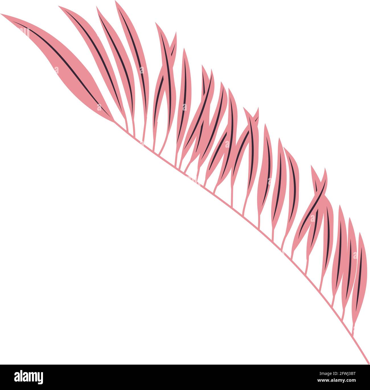 pink leaf icon Stock Vector Image & Art - Alamy