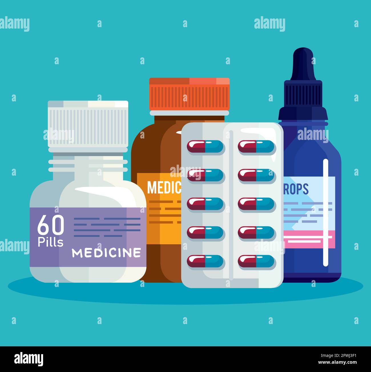 pills icon group Stock Vector Image & Art - Alamy