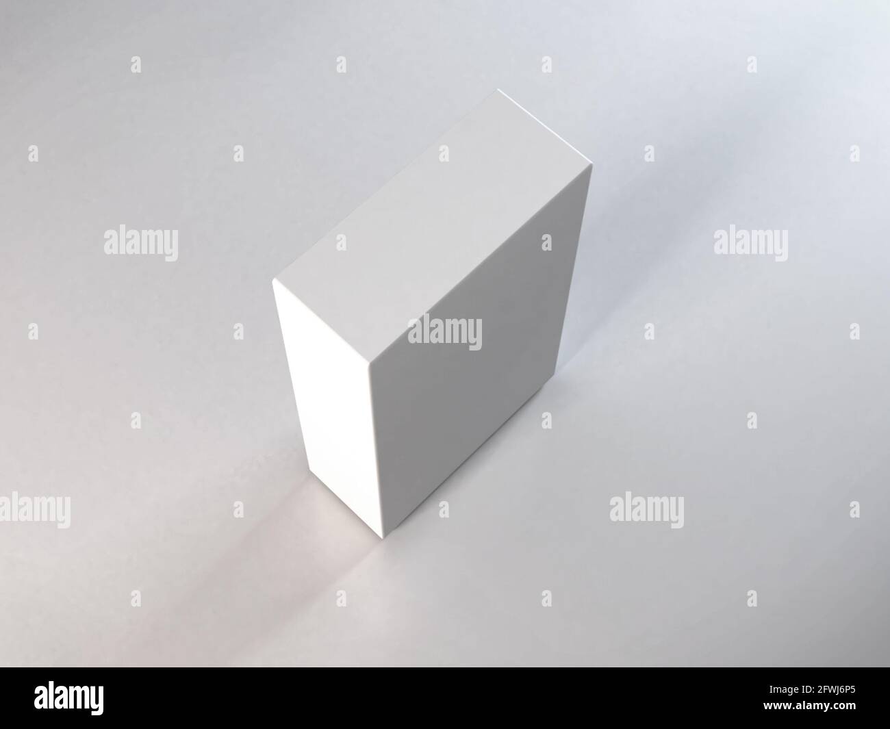 Realistic Long Box Packaging Mockup Template Stock Photo - Alamy