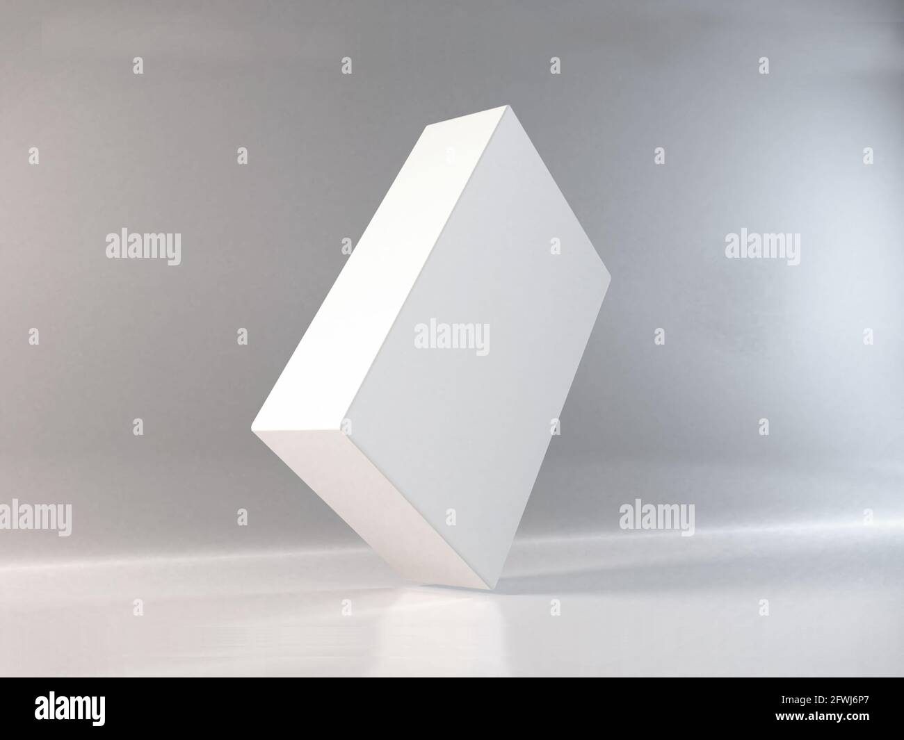 Realistic Long Box Packaging Mockup Template Stock Photo - Alamy