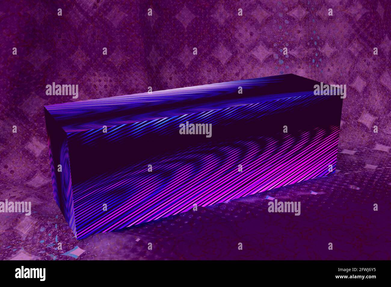 An abstract 3d rectangular cube shape background image Stock Photo - Alamy