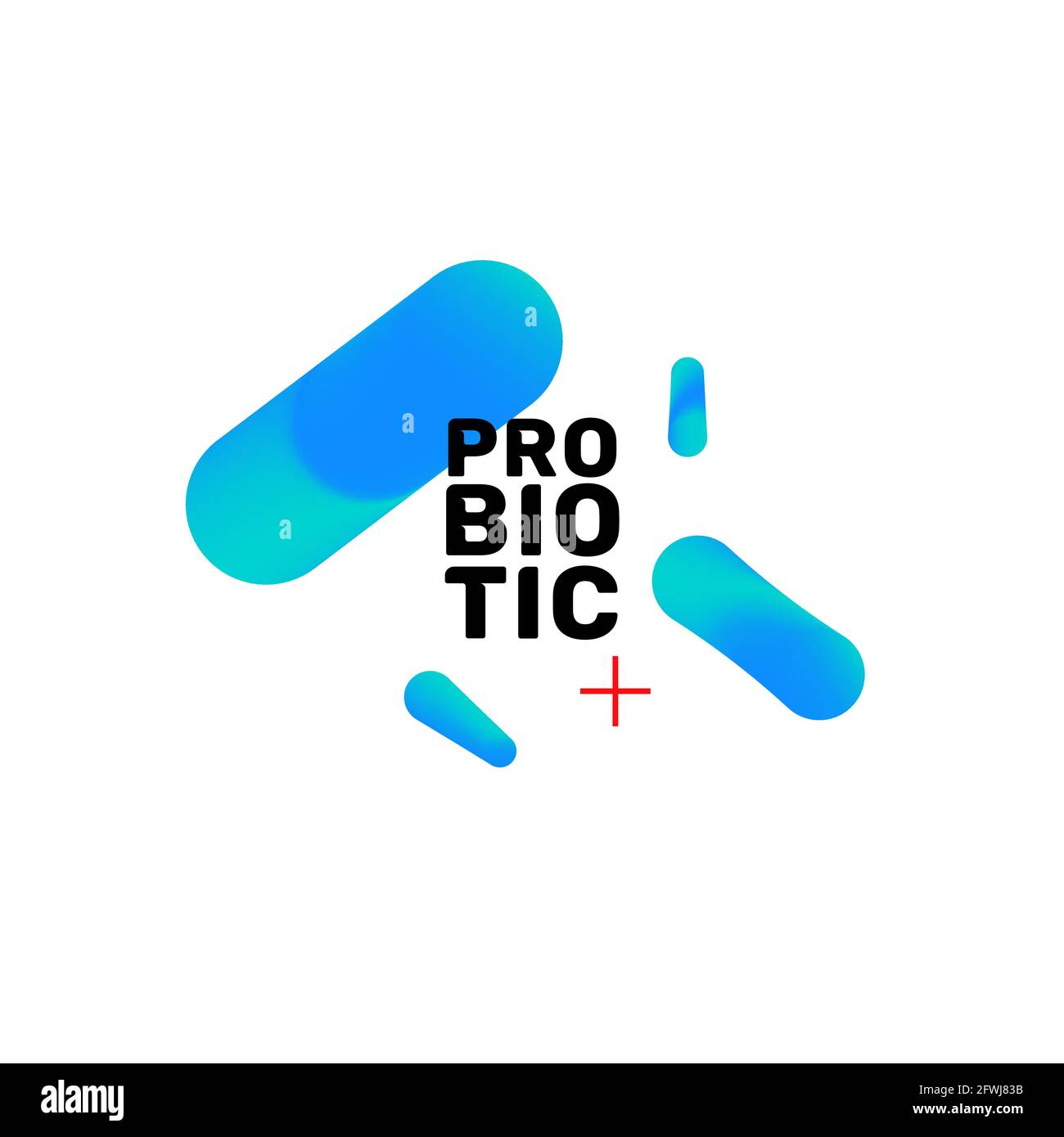 Probiotic Bacteria Logo Bifidobacteria Lactobacillus Gut Acidophilus