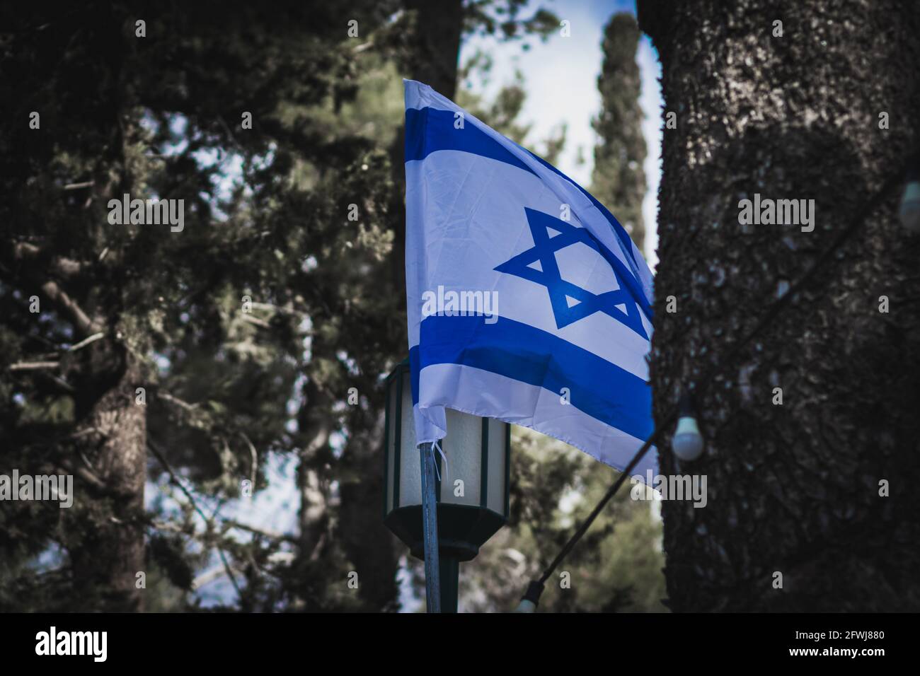 Israeli flags in jerusalem hi-res stock photography and images - Alamy