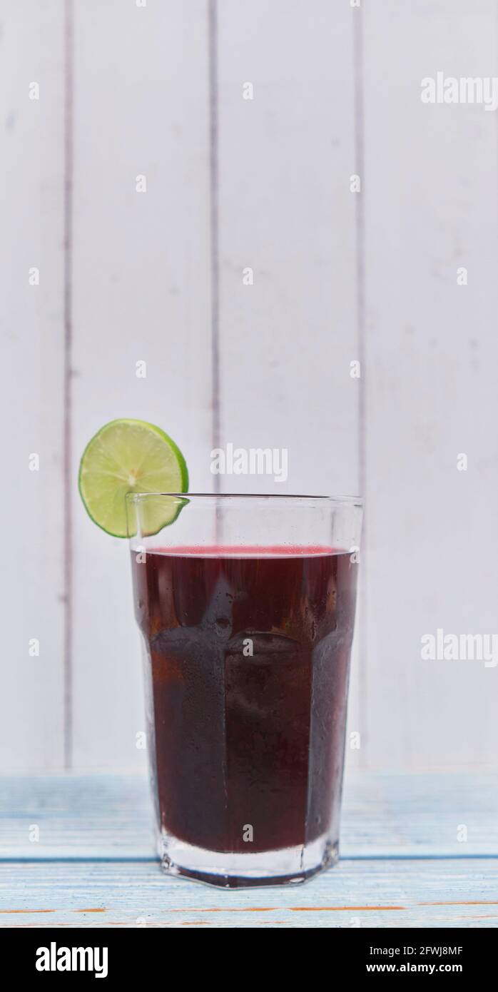 PERUVIAN PURPLE CORN DRINK. Chicha morada purple sweet traditional ...
