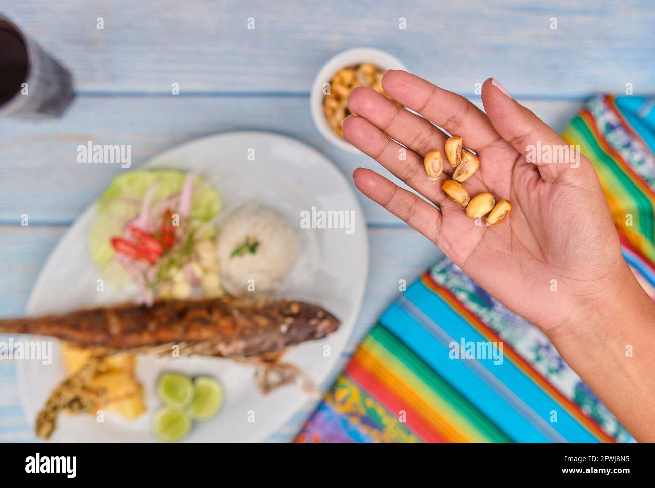 Peruvian corn hi-res stock photography and images - Alamy