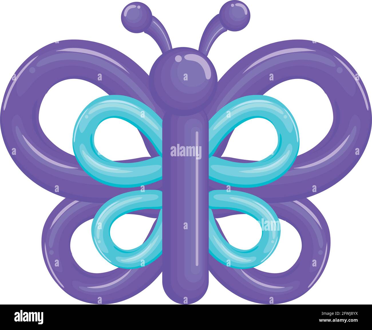 butterfly balloon icon Stock Vector Image & Art - Alamy