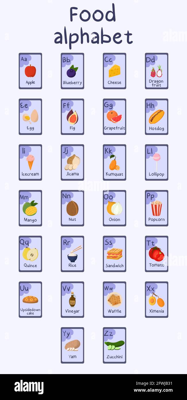 Fresh foods Stock Vector Images - Alamy