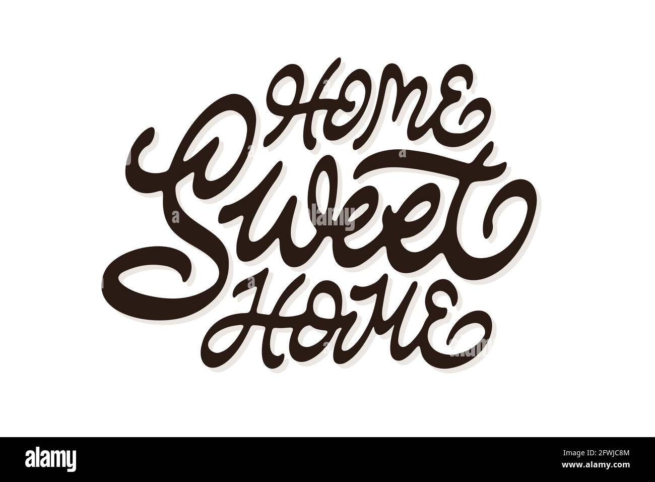 Home Sweet Home vector lettering Stock Vector Image & Art - Alamy