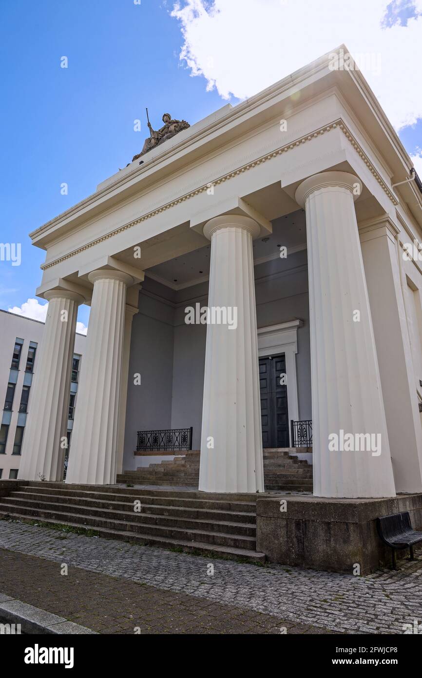 Guildhall grade 1 listed building doric columns hi-res stock ...