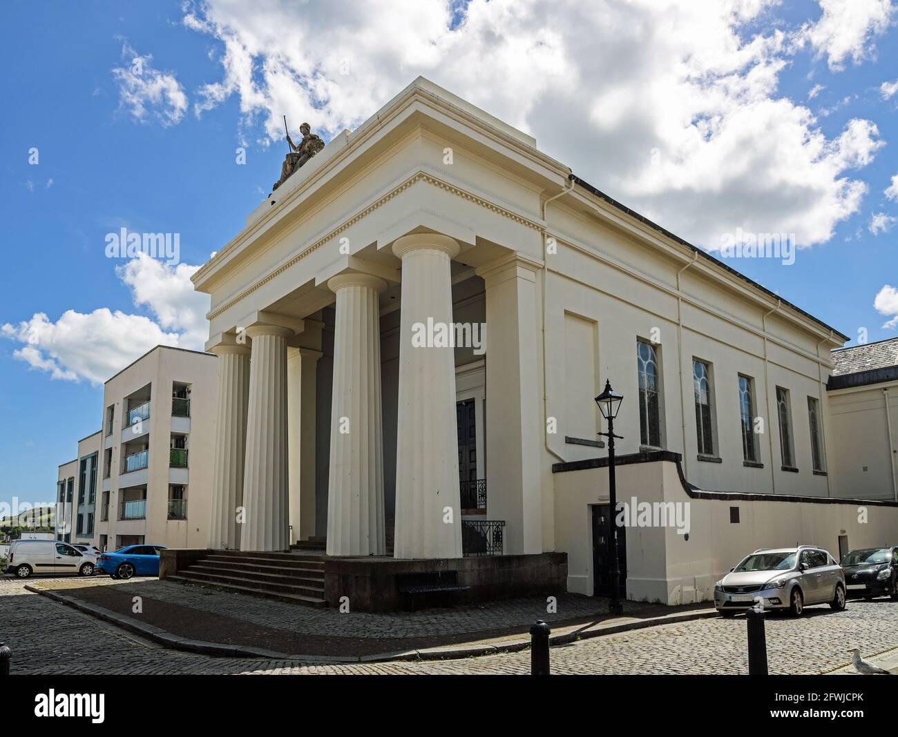 Guildhall grade 1 listed building doric columns hi-res stock ...