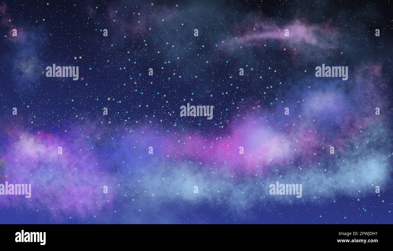Starry outer space background texture. Illustration Stock Photo - Alamy