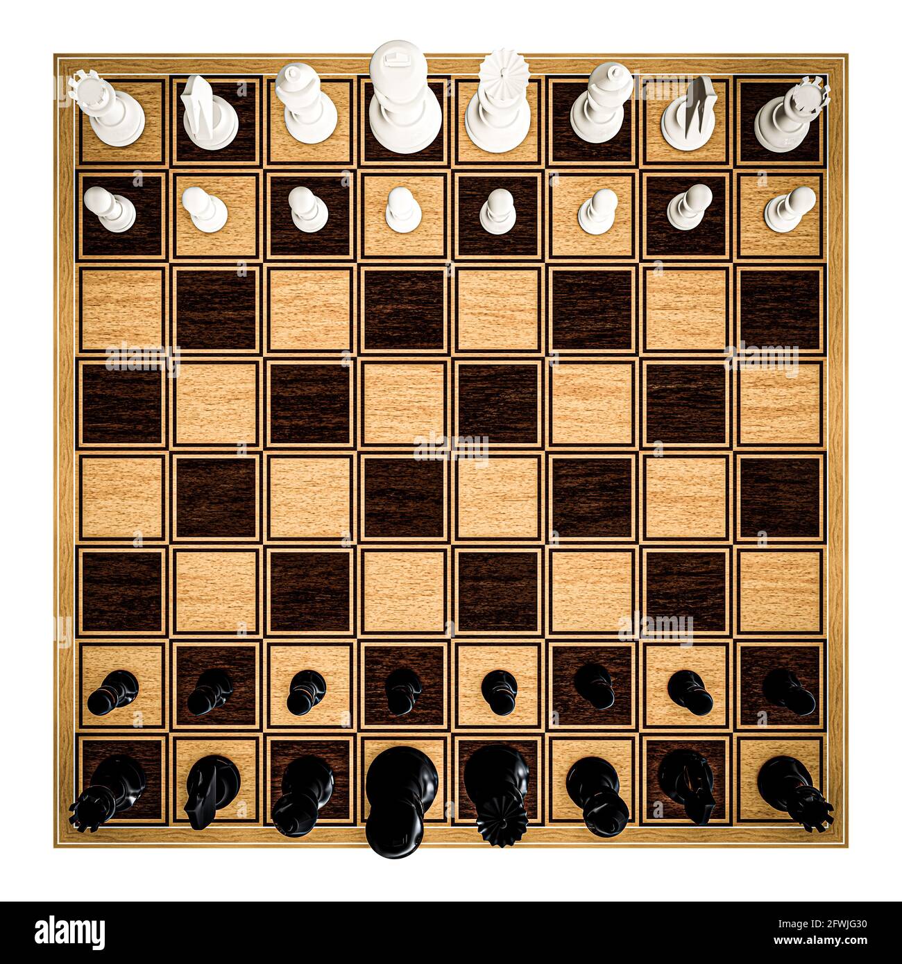 Chess Board Top View