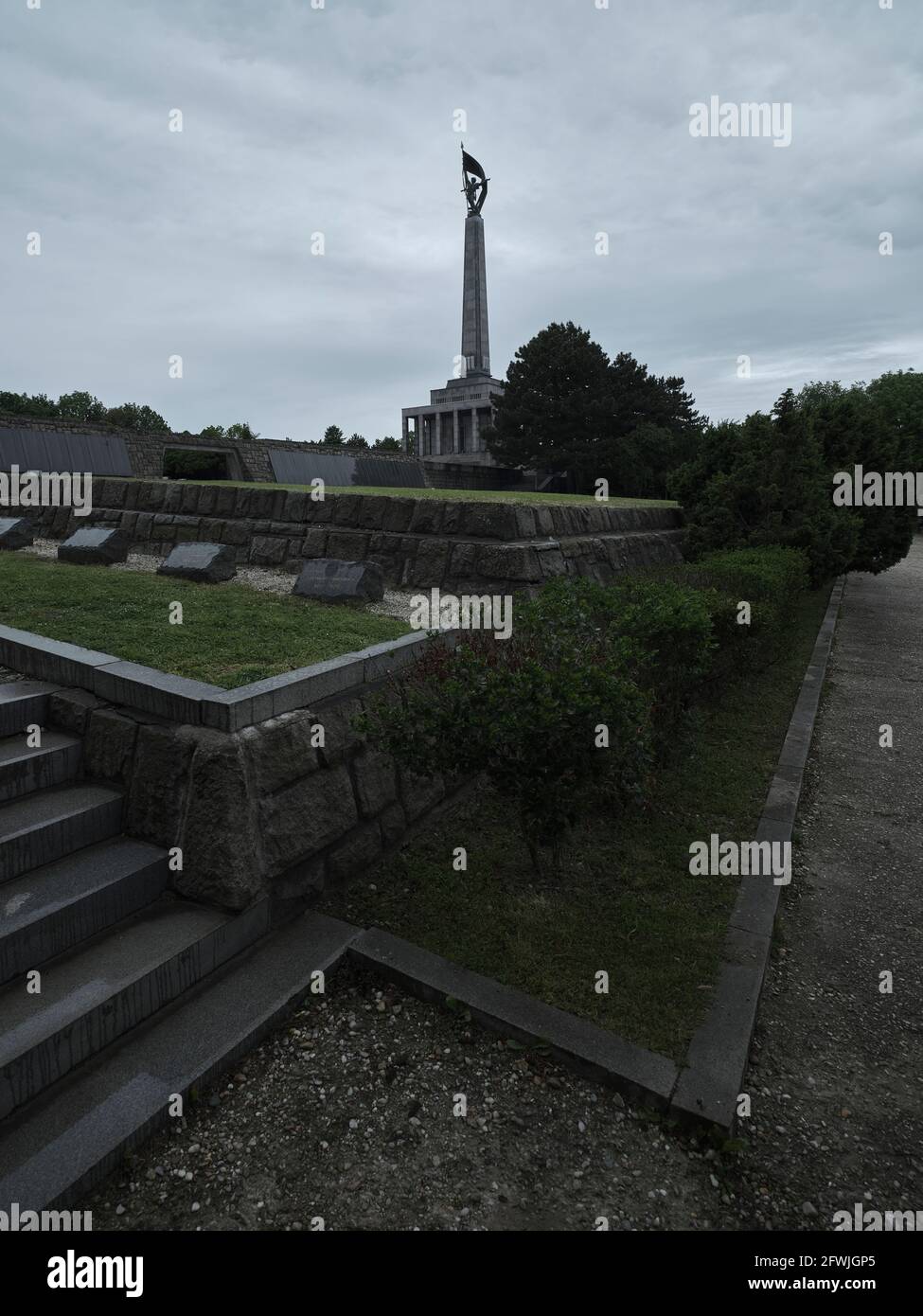 Slavin memorial monument and military cemetery hi-res stock photography ...