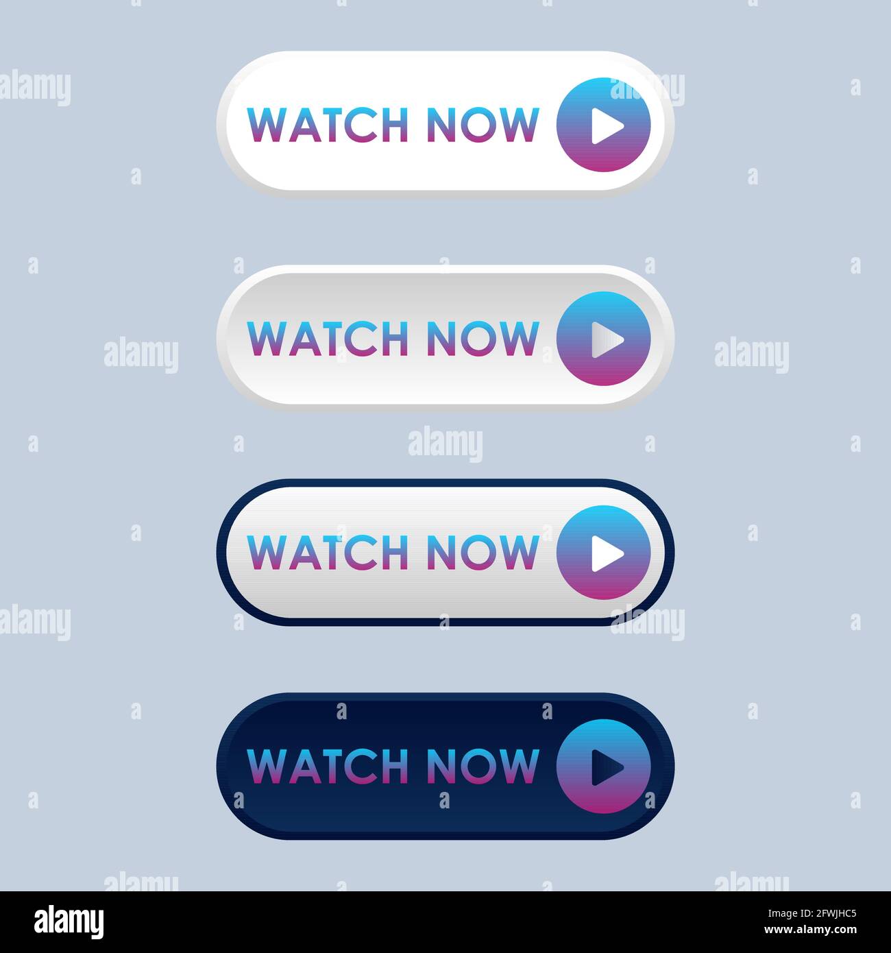 White and blue button in neomorphism style Stock Vector Image & Art - Alamy