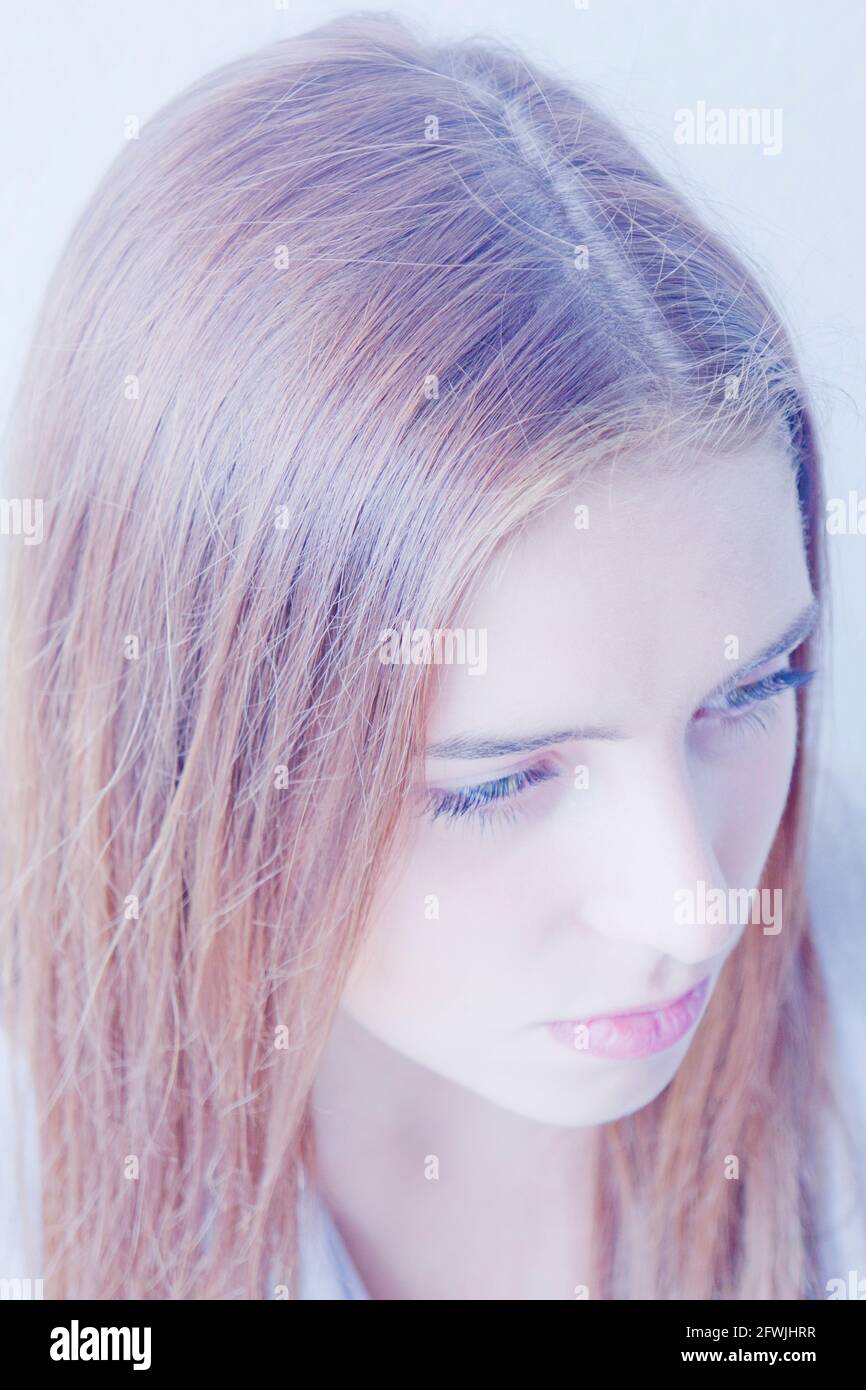 High key portrait hi-res stock photography and images - Alamy