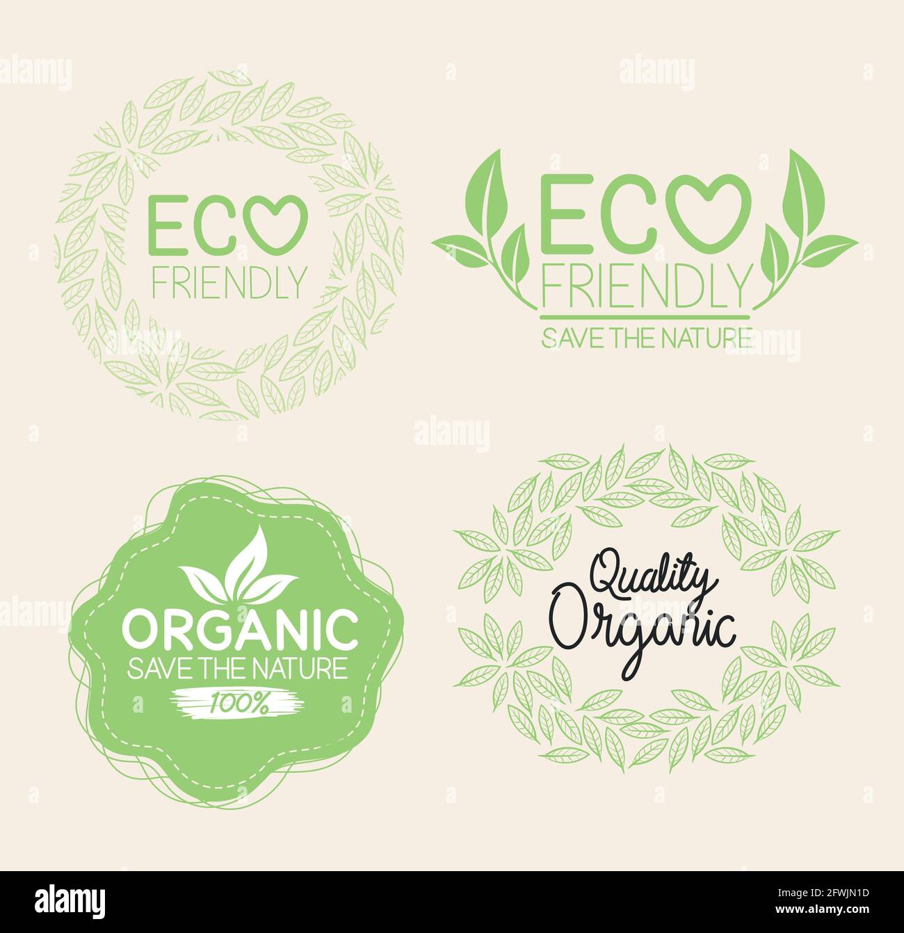 Organic natural labels symbol set Stock Vector Image & Art - Alamy
