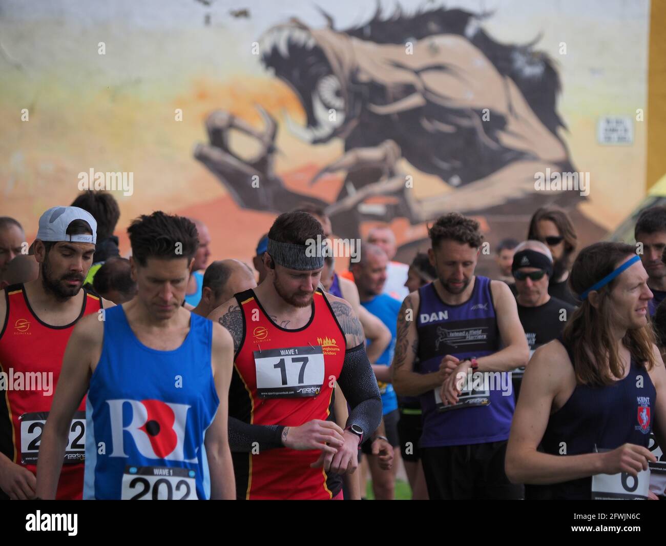 Sheerness, Kent, UK. 23rd May, 2021. Sheppey Island Run: around 600 ...