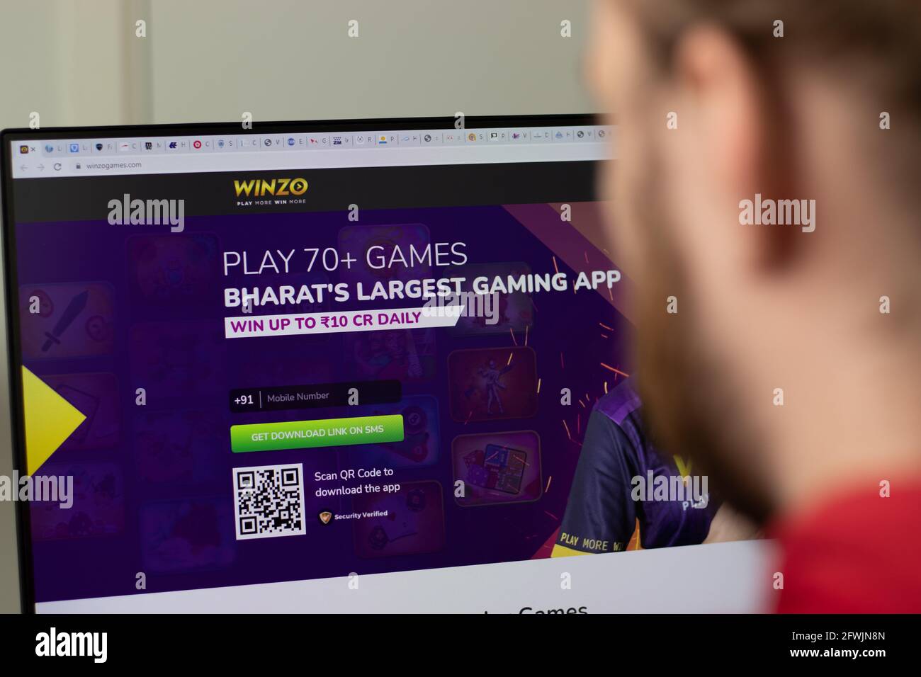 Winzo logo hi-res stock photography and images - Alamy