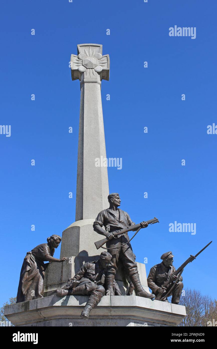 War Memorial, Port Sunlight, UK Stock Photo - Alamy