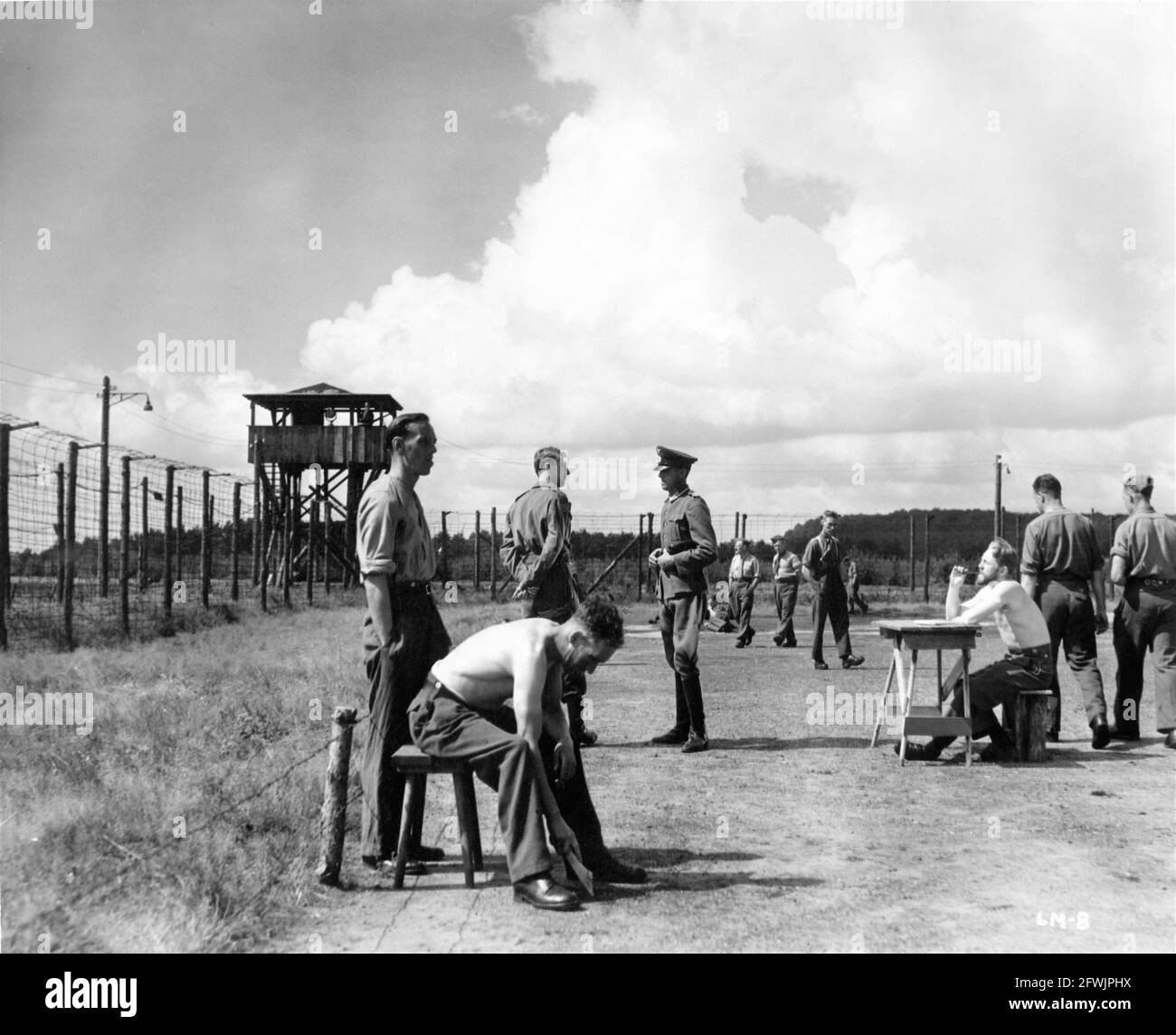 SAM KYDD and MICHAEL REDGRAVE in THE CAPTIVE HEART 1946 director BASIL ...