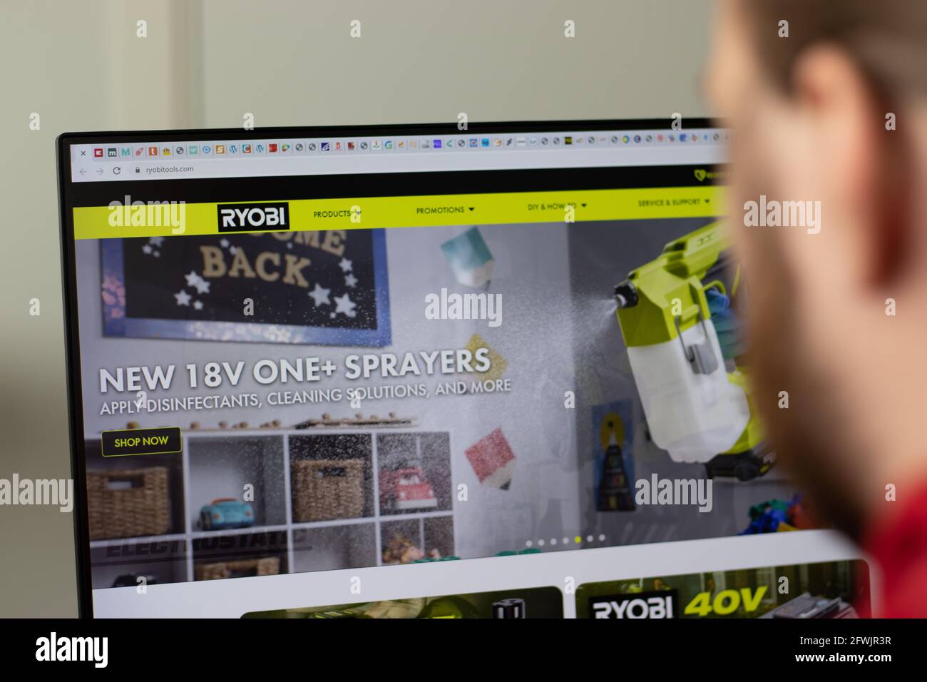 Ryobi logo hi-res stock photography and images - Alamy