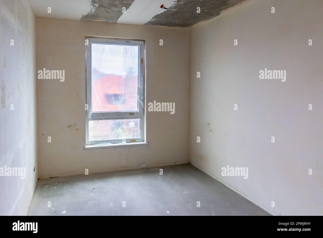 Apartment under construction in the new european housing estate Stock ...