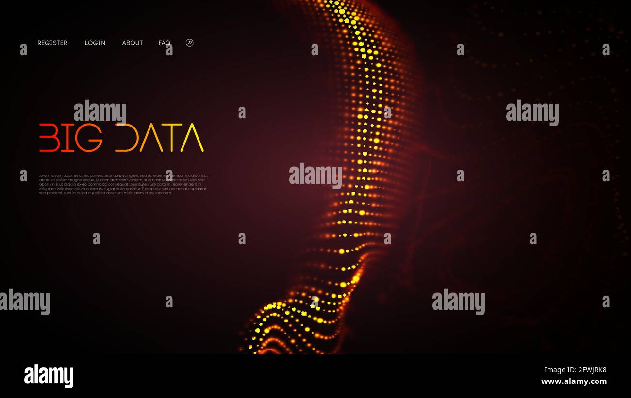 Internet technology vector illustration. Big data iot. Digital ...