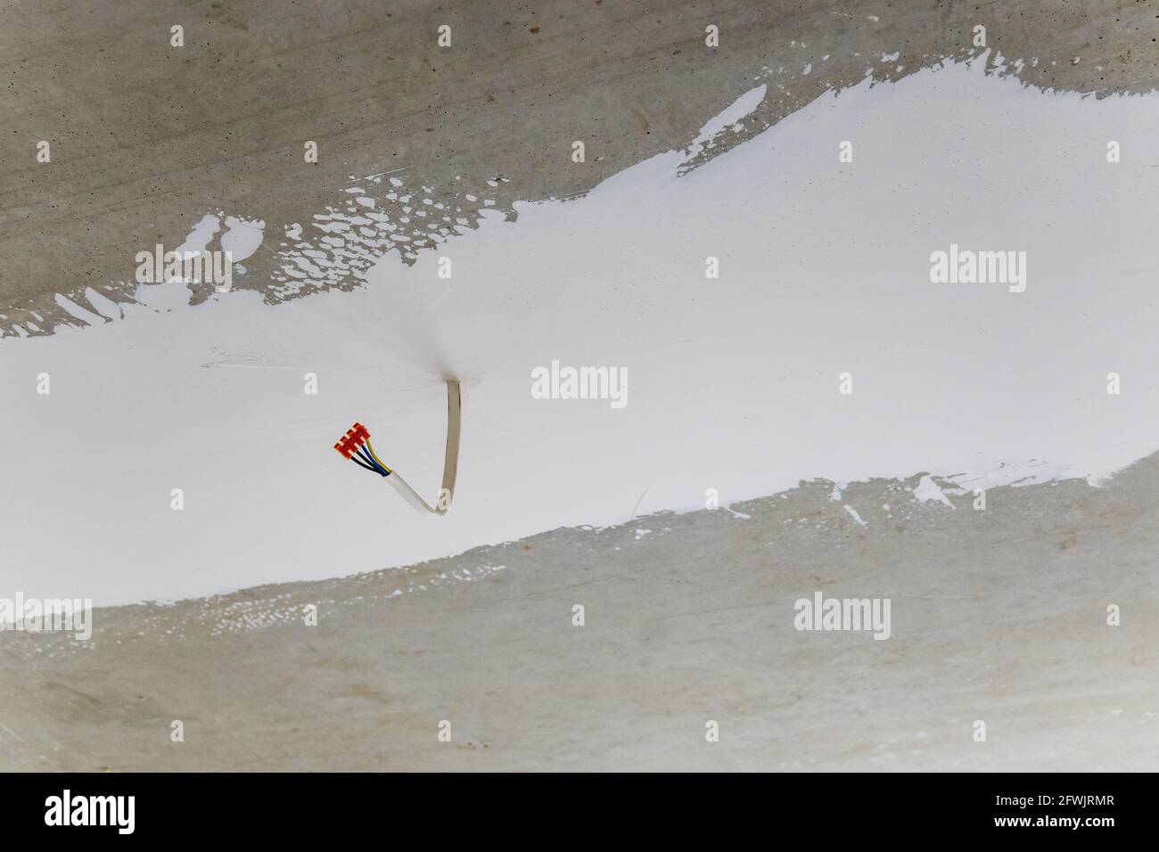 Apartment under construction in the new european housing estate Stock ...