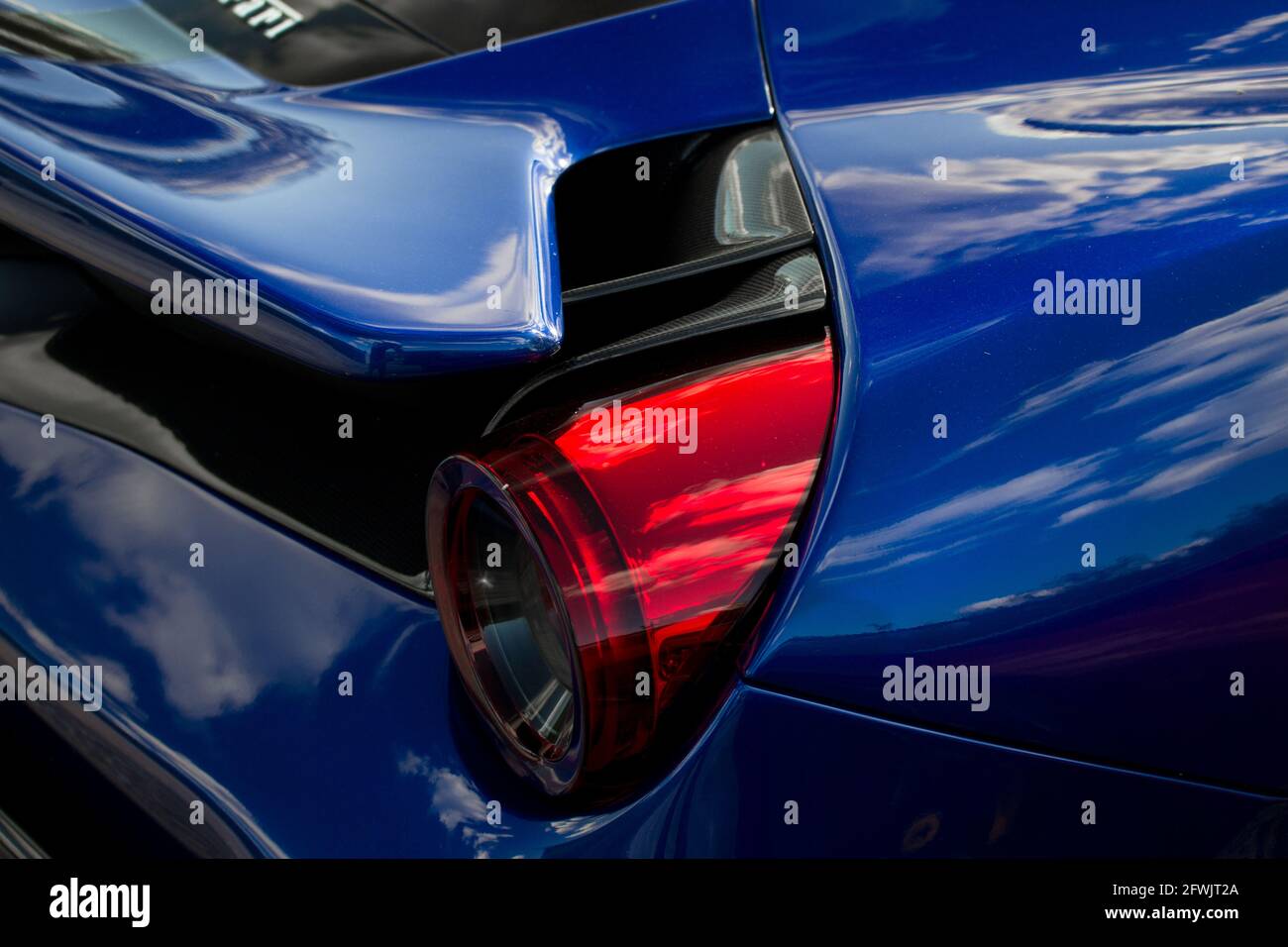 The Carbon Fibre Rear Aerodynamic Carbon Fibre And Rear Led Tail Light ...