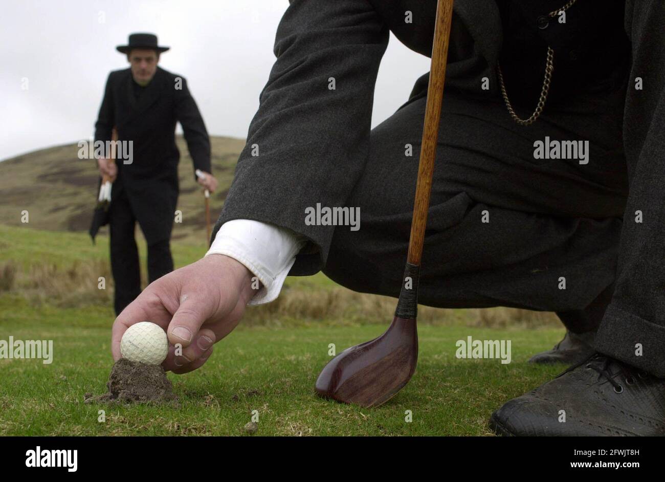 Harry (flat cap) and Alfie (brimmed hat) Ward in period costume on ...