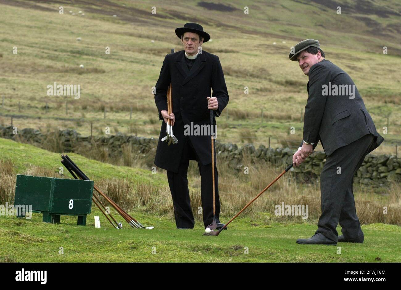 Harry (flat cap) and Alfie (brimmed hat) Ward in period costume on ...