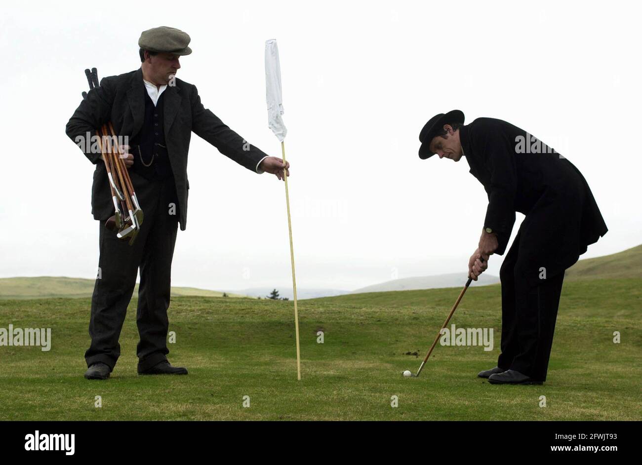 Harry (flat cap) and Alfie (brimmed hat) Ward in period costume on ...