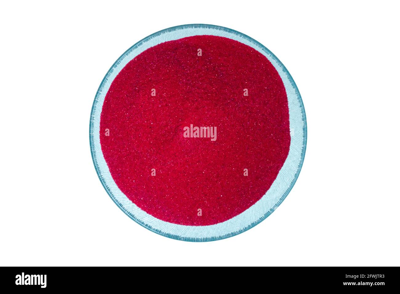 Rangoli Color in bowl, Dark Pink Color Isolated in White Background ...