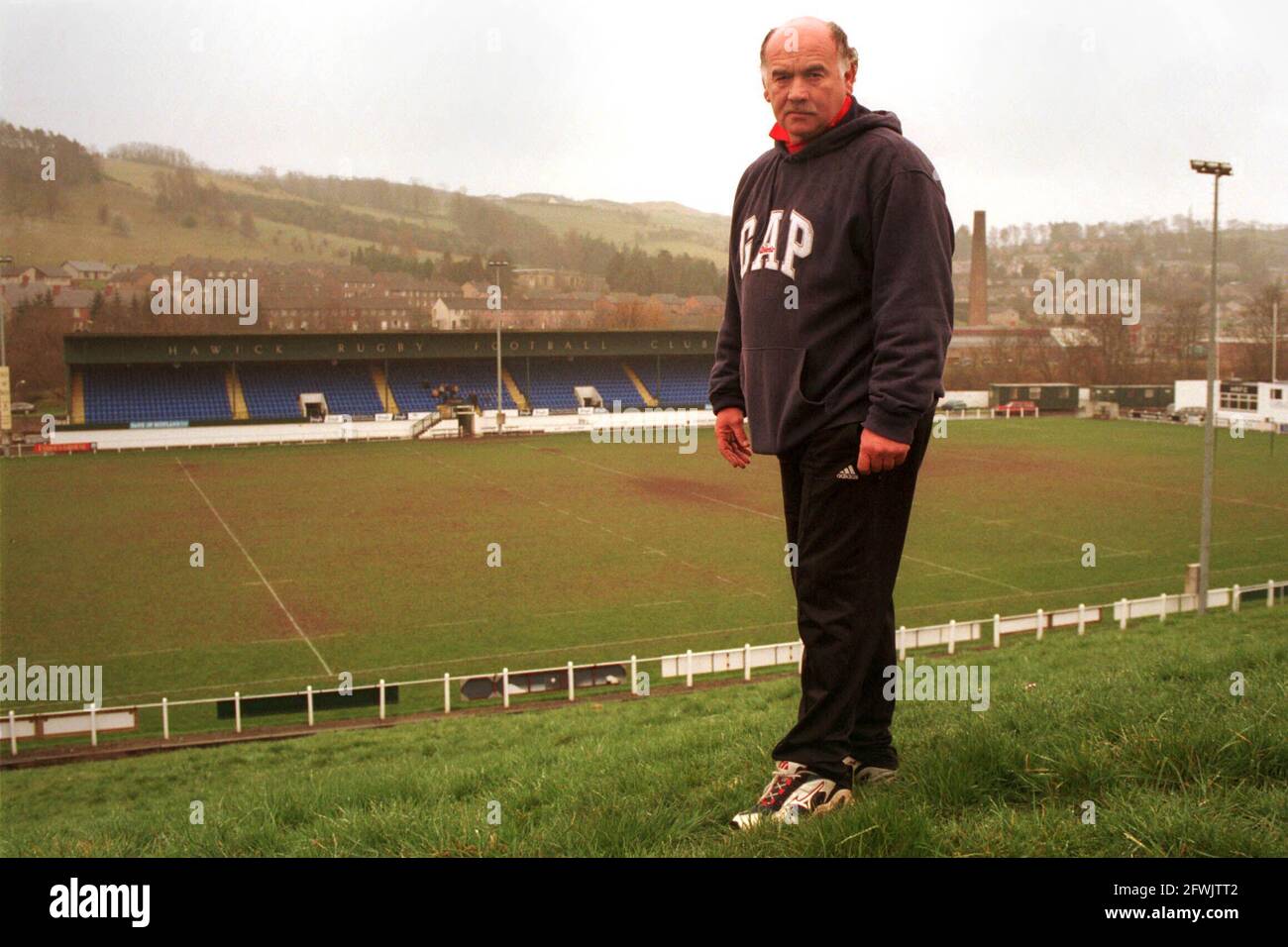 Hawick Rugby Club coach and former Scottish rugby international Jim ...